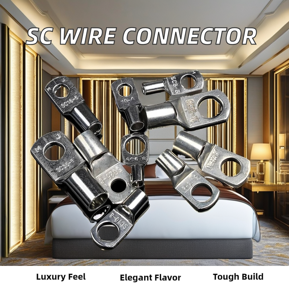 Aluminium Tin Plated SC Terminal Connector with Lug Ring and Crimp ...