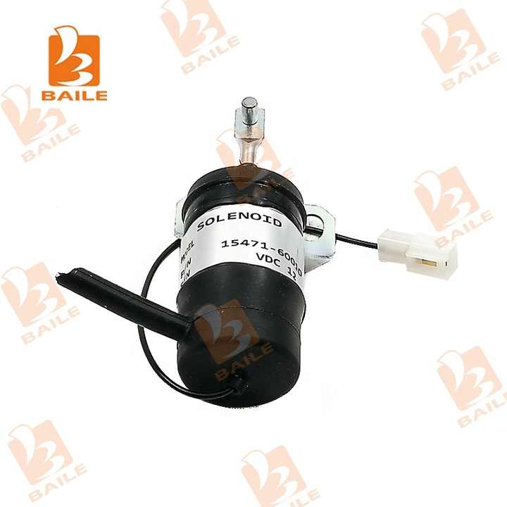 Kubota Z482 D722 B1550 Fuel Shut Off Solenoid 15471-60010 Diesel Engine ...