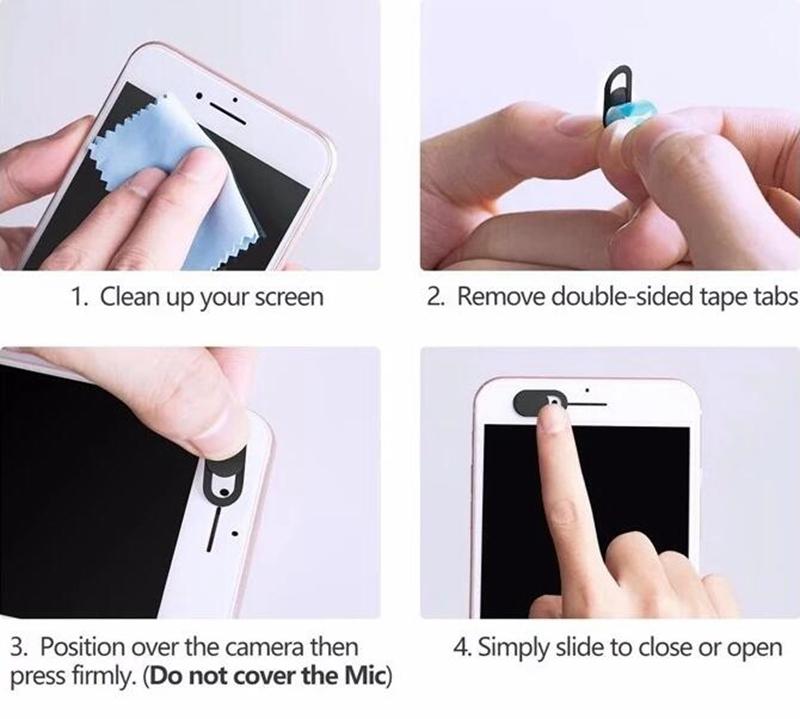 Slim Webcam Cover Laptop Shutter Magnet Slider Plastic Camera Cover ...