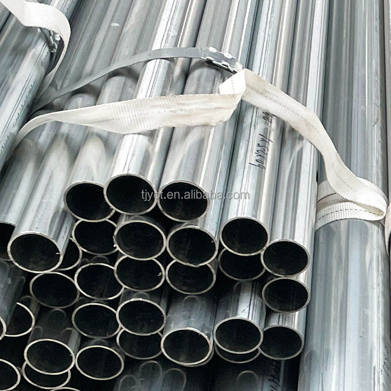 Hot Dipped Galvanized Steel GI Round Pipe DN40 DN50 48.3mm 60.3mm Coupling ERW 5.8m 6m Lengths ...