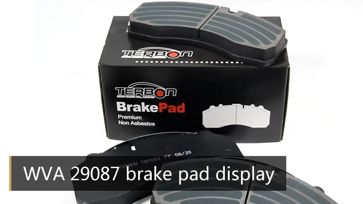 WVA 29087 Terbon卡车制动系统零件前桥半金属刹车片组2992348| Alibaba.com