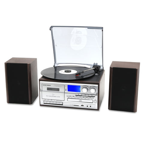 3 Speed Turntable Player Multi Function With AM FM Radio Blue Tooth ...