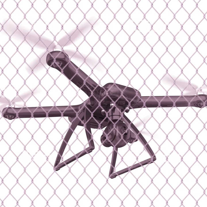 Flame-Retardant Drone Safety Net Drone Capture Net UAV Protective ...