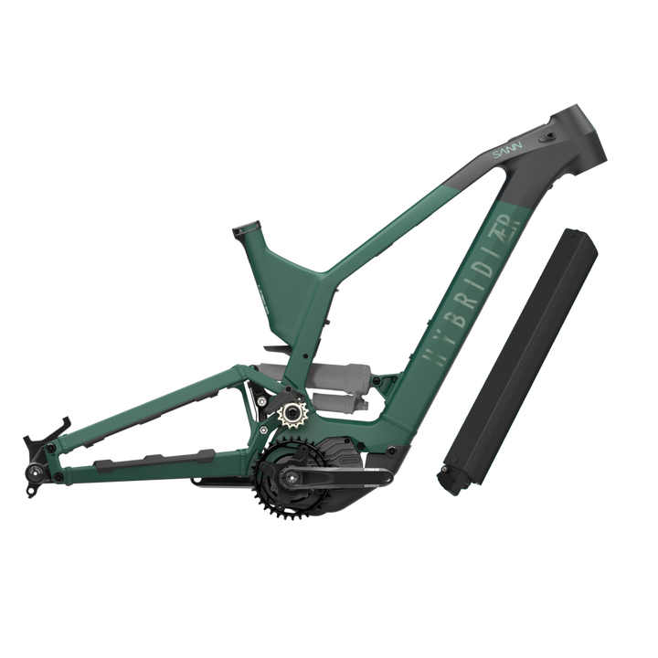 Hybrid Aluminum Alloy Full Suspension E-Mountain Bike with Bafang Motor ...