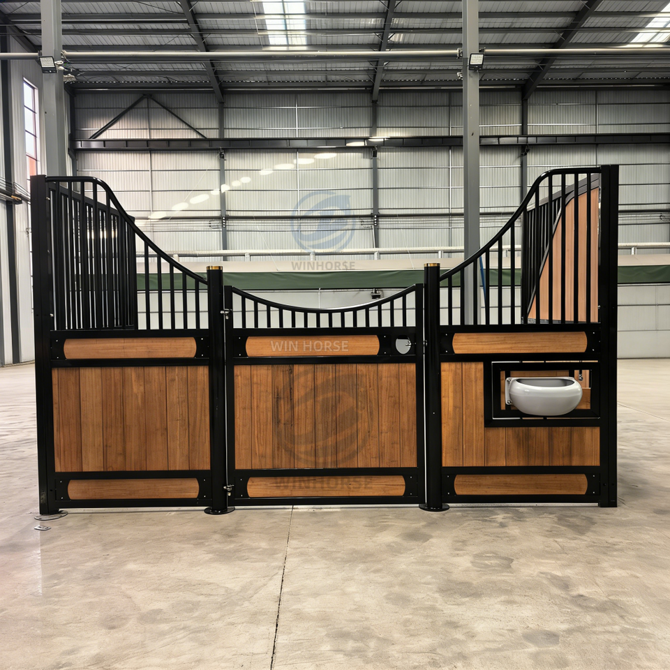 Prefab Horse Barn Door Horse Stable Front Door Sturdy Metal ...