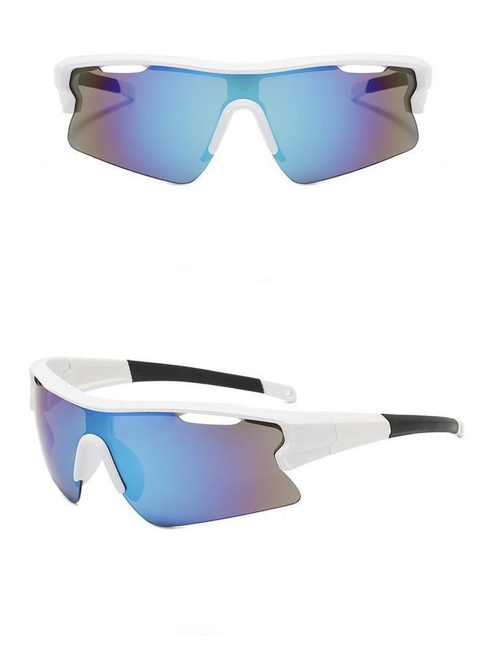 Plastic High-Quality Half Frame Sunglasses with UV400 High-Definition ...
