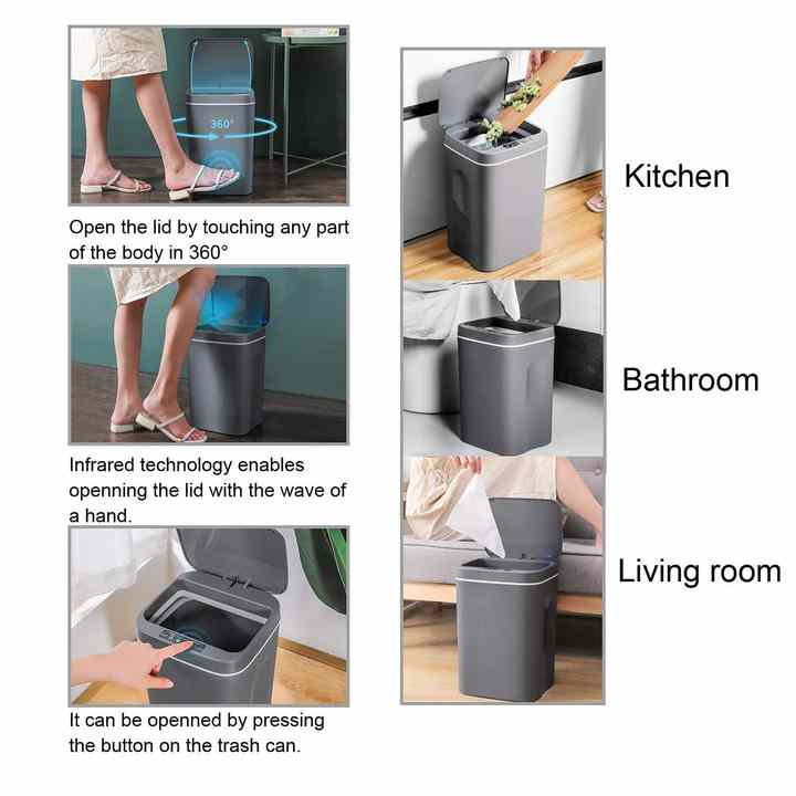 Smart Trash Can for Bedroom - Efficient Waste Management