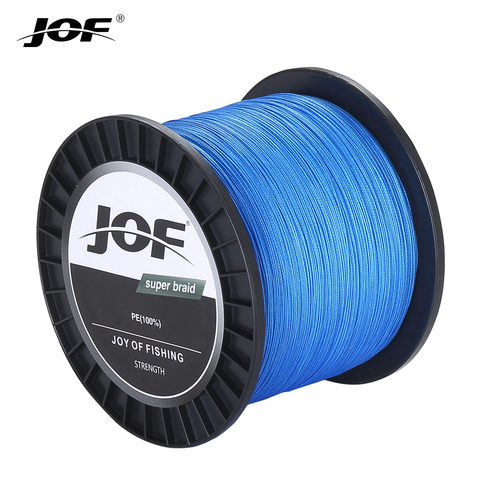 JOF Braided Fishing Line 1000M 8 Strands 20-100LB PE Multifilament ...