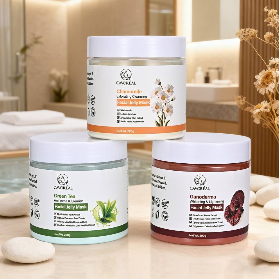 Fermented Peel off Mud Clay Mask Ganoderma Green Tea Chamomile Soft ...