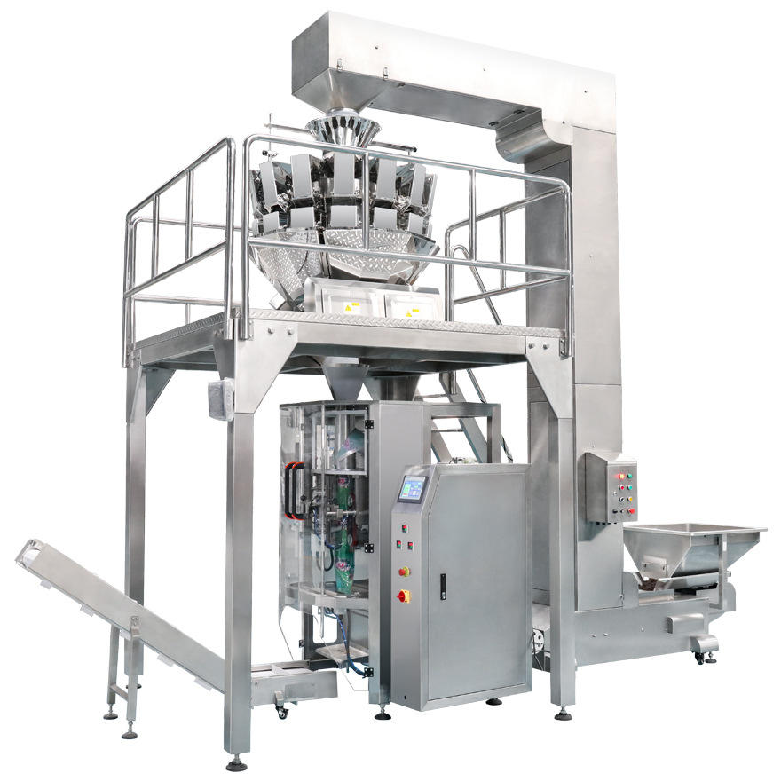 Vertical Multi-Head PLC-Controlled Combined Weighing Packaging Machine ...