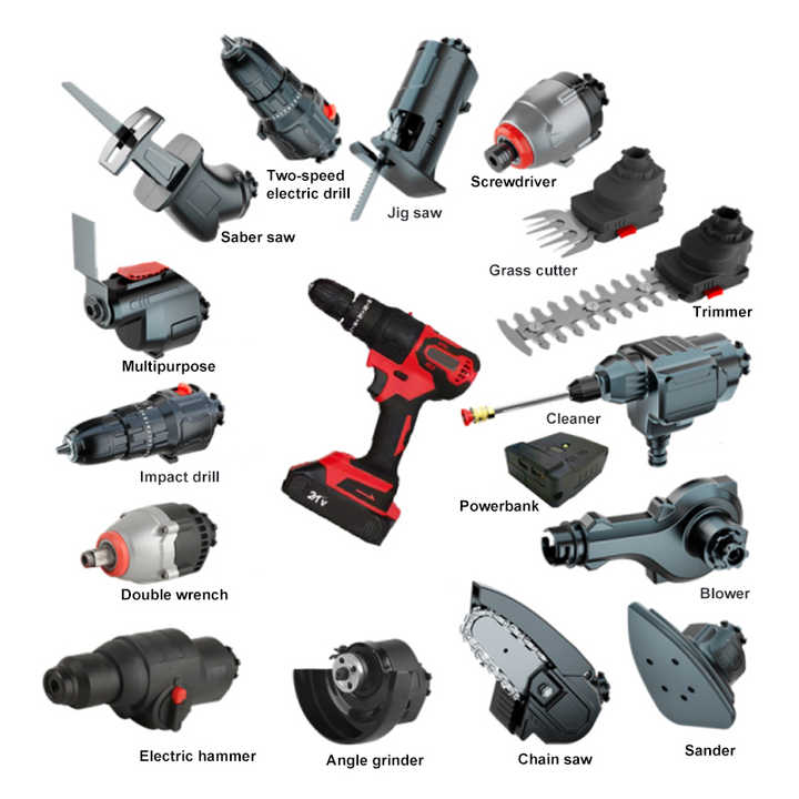 OEM Household 16 in One Tools Kit - Versatile Power Tools
