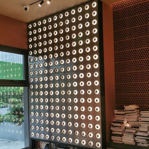 Mechanical Digital Interactive Modern Flip-Disc Kinetic Art Wall ...