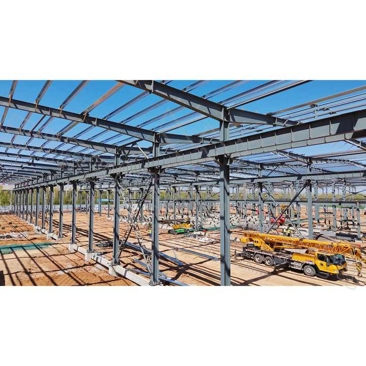 Economic Prefabricated Industrial Facility H-Beam Steel Structure ...