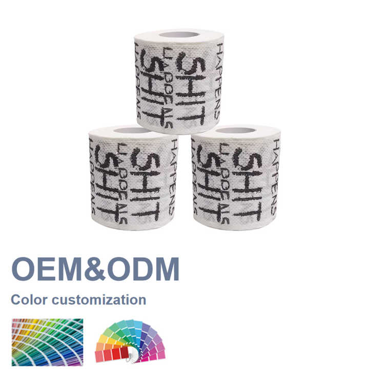 Anyou White Printed Creative Funny SHIT Toilet Paper Roll Soft ...