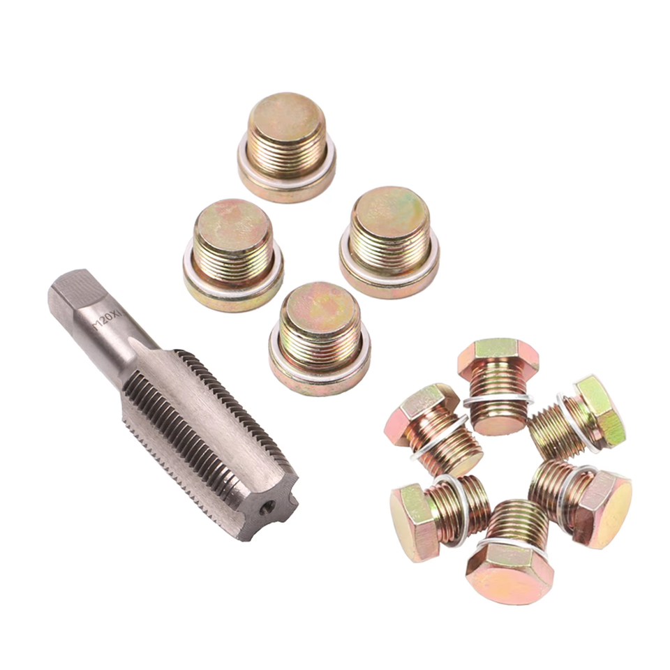 114-Piece Engine Oil Pan Screw Repair Kit for Stripped Drain Plug ...