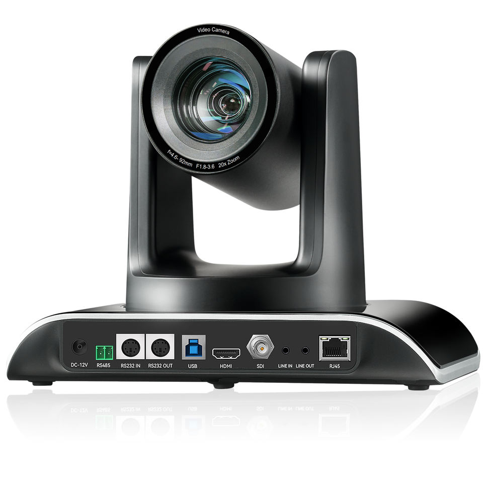 Tongveo PTZ Camera Bundle - 20X AI Auto Tracking for Church Live Streaming
