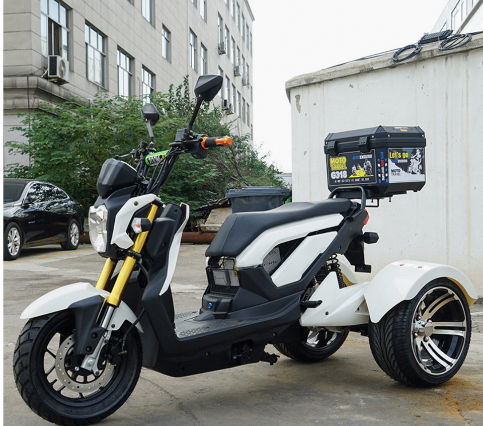 72V 90km Range, Heavy-duty Electric Tricycle, Cargo Tricycle, With Disc ...