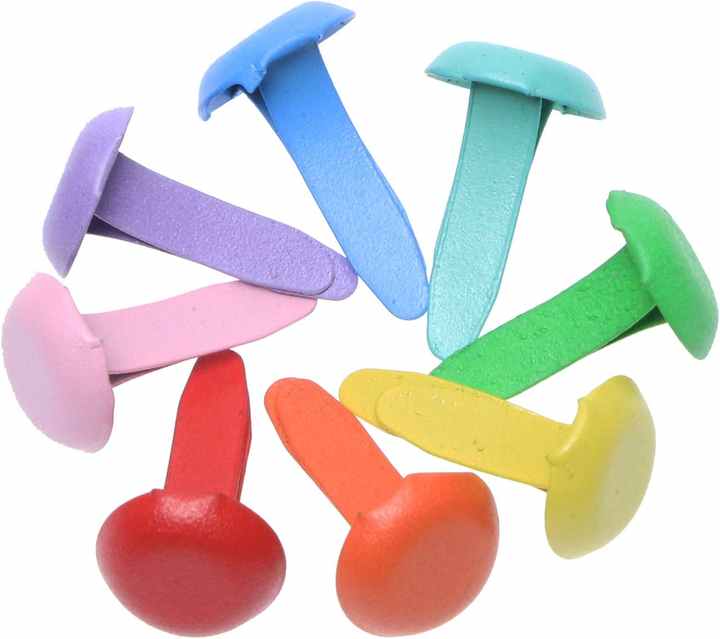 Paper Fasteners - Brads for Art Crafting & Scrapbooking