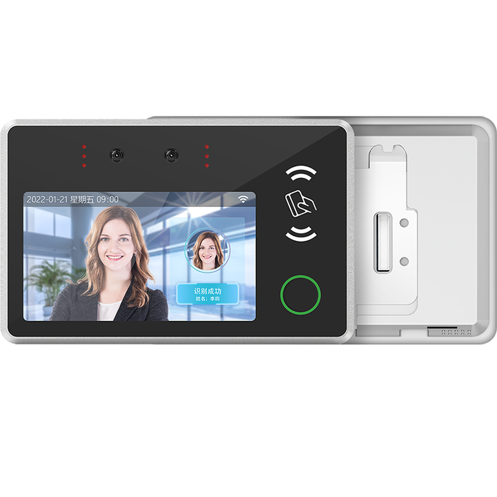Face Reader with Screen Attendance and Departure Fingerprint Device ...