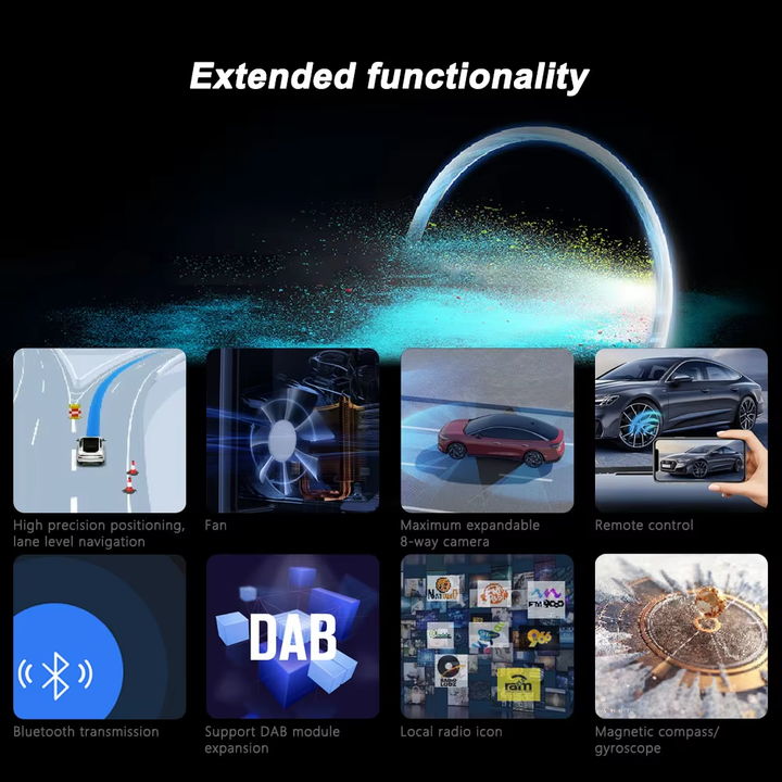 7870 Android Car-Play Auto Qled Touch Screen Car Radio