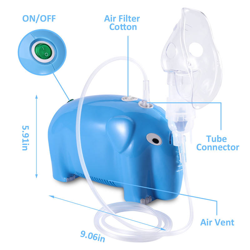 Fitconn Cartoon Baby Elephant Nebulizer - Pediatric Compressor