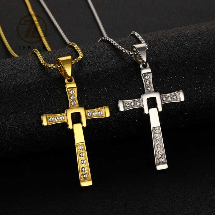 Wholesale Stainless Steel Cross Necklaces - Dom Toretto