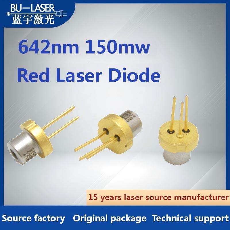 High Quality Low Power 642nm 150mW Red Laser Diode TO5.6mm Package ...