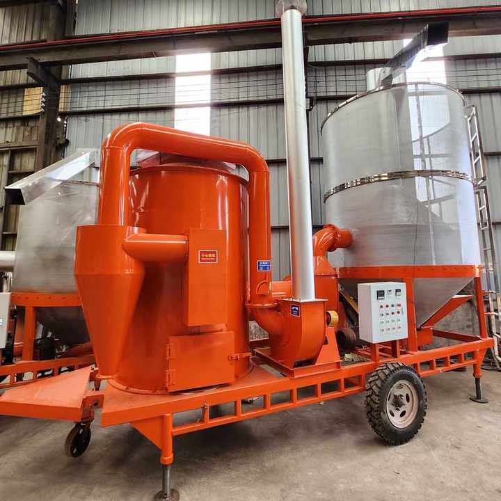 New Style Rice Husk Combustion Dryer Low Consumption Mobile Paddy Rice ...