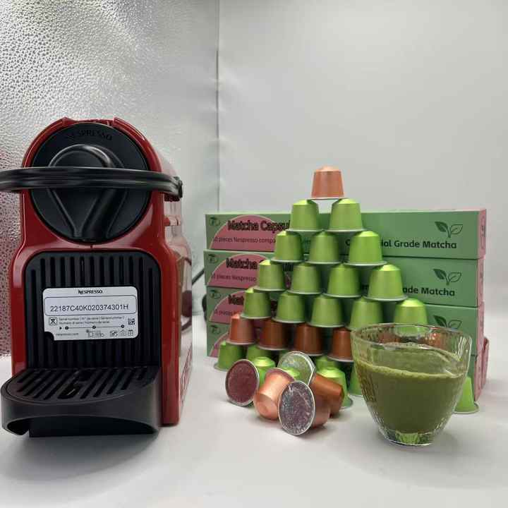 Chinese Ceremonial Matcha Powder Pods Twist Bottle Caps Capsule Macha ...