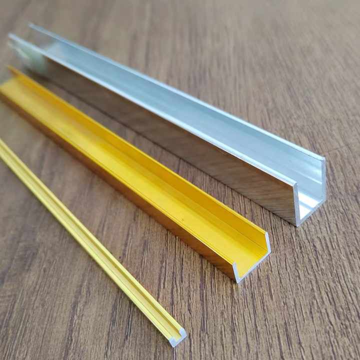 Extrusion Aluminum Profiles U Channel - 6063 T5 Alloy