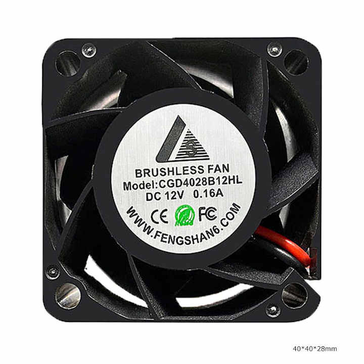 40x40x28mm Axial Fan 40x40x28mm 3-Pin PWM Dc Cooling Fan 4028 High Speed 5v 12v 24v Dc Brushless ...