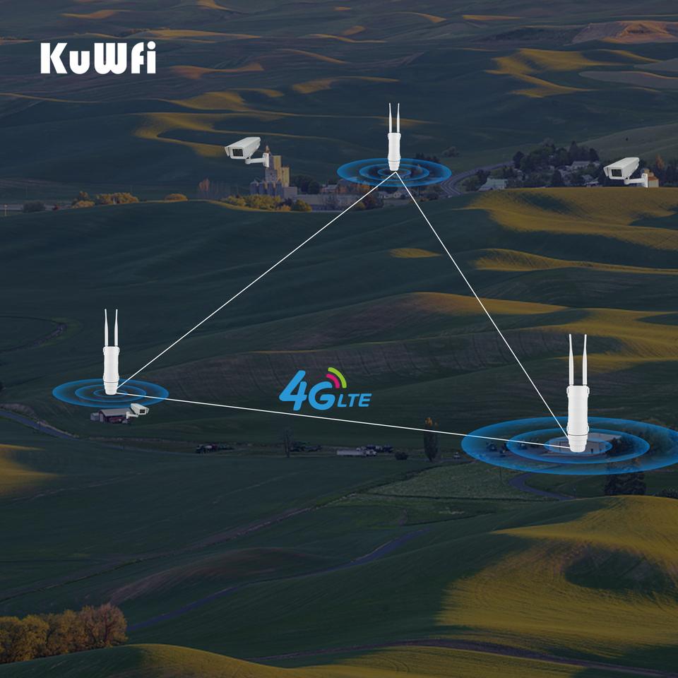 Outdoor 4G LTE CPE Router - 300Mbps WiFi, IP67 Waterproof, 24V Poe ...