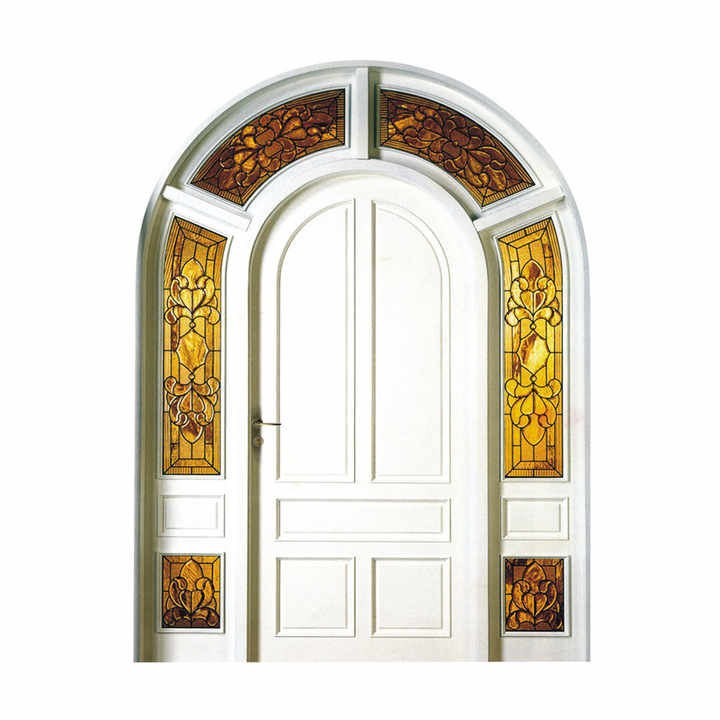 Traditional Indian Kerala arch wrought iron wooden main front door ...