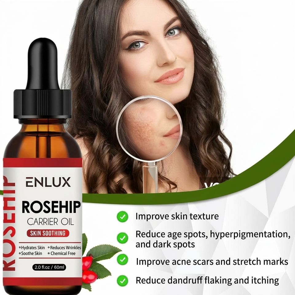 OEMODM Cold Pressed Rosehip Carrier Oil Premium Quality Face Body Skin ...