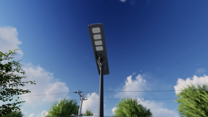 High Quality Smart Outdoor Solar Street Light with 4G Camera