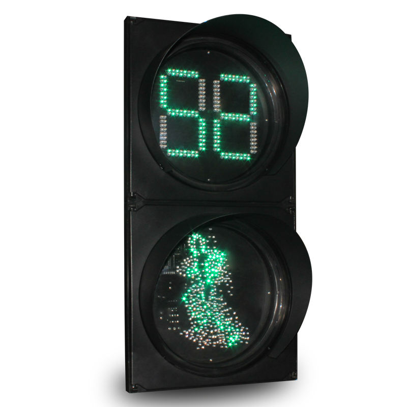 Roadway Traffic Signal Pedestrian Traffic Signal Light With 300mm ...