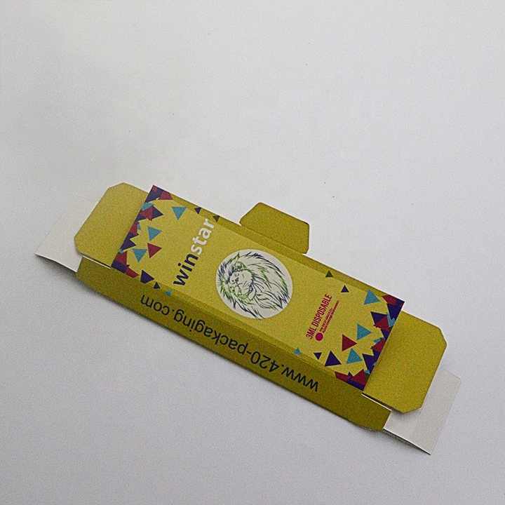 Custom Smoking Cart Box Packaging With Logo 1g Child Resistant 5 ml ...