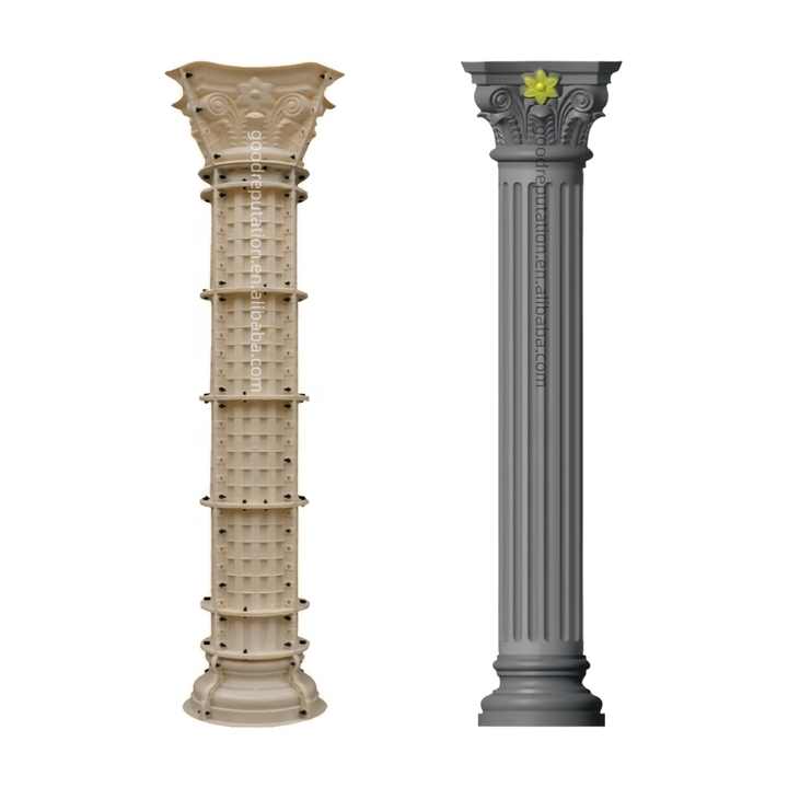 Durable Concrete Pillar Mold - Perfect for Villa Building
