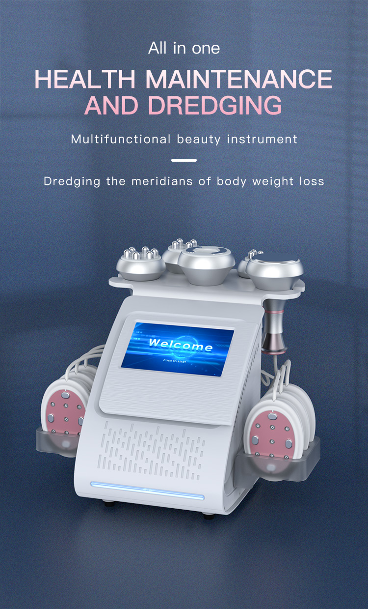 6 In 1 Ultrasonic Liposuction Cavitation RF Vacuum Body Sculpting ...