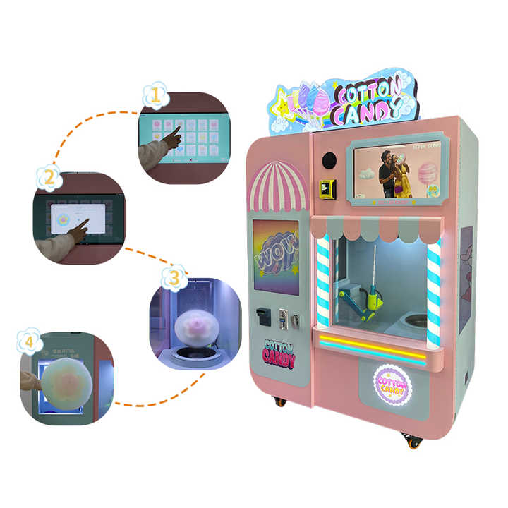 Exclusive Fully Automatic Commercial Cotton Candy Machine with Burner ...