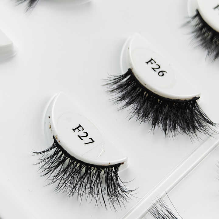 Wholesale Private Label Natural Looking Corner Lash Cotton Band Cat Eye ...