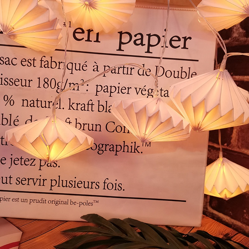 DM22047 Paper lantern led string light-Taizhou Deco-Maker Arts and ...
