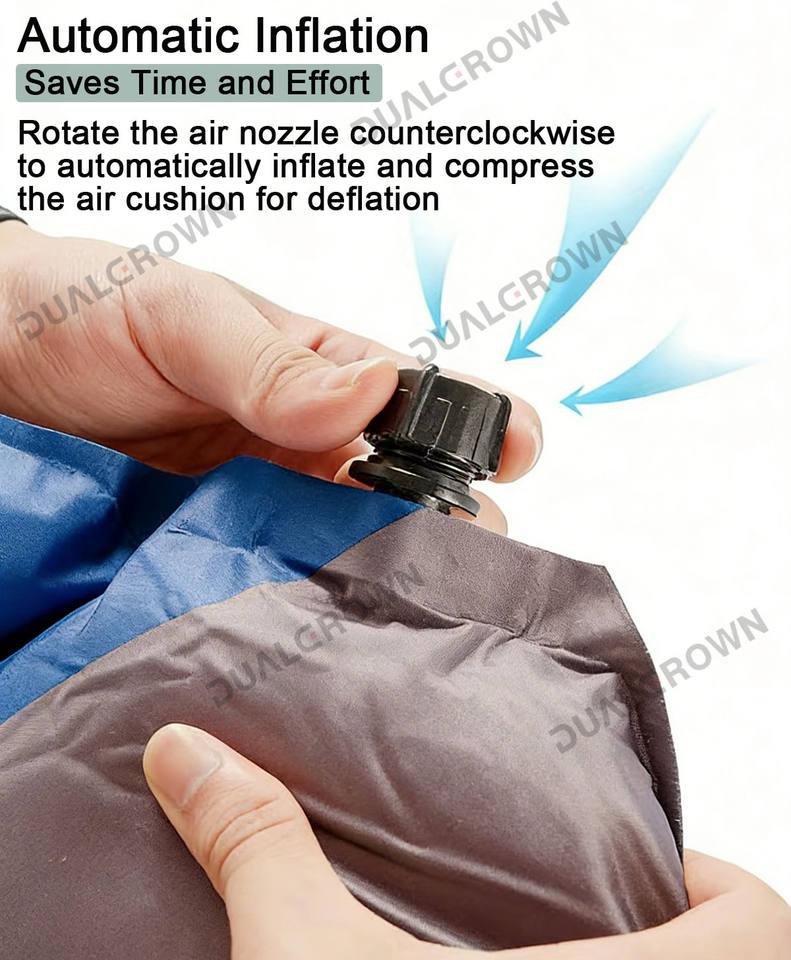 Factory Wholesale Double Inflatable PVC Mattress Quick Automatic ...