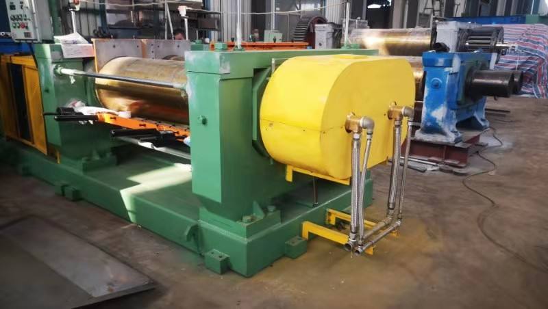 QRRPM Scrap Rubber Cracker Mill & Compound Mixing Mill 40hp 55kW Water ...