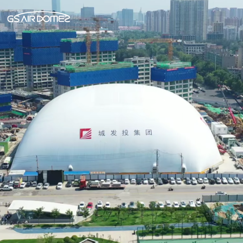 Durable PVDF Inflatable Air Dome Fire Retardant Corrosion Resistant ...