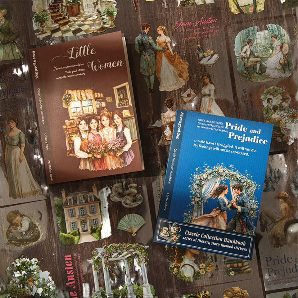 20 Sheets/pack Classic Literature Collector's Series Literary Story ...