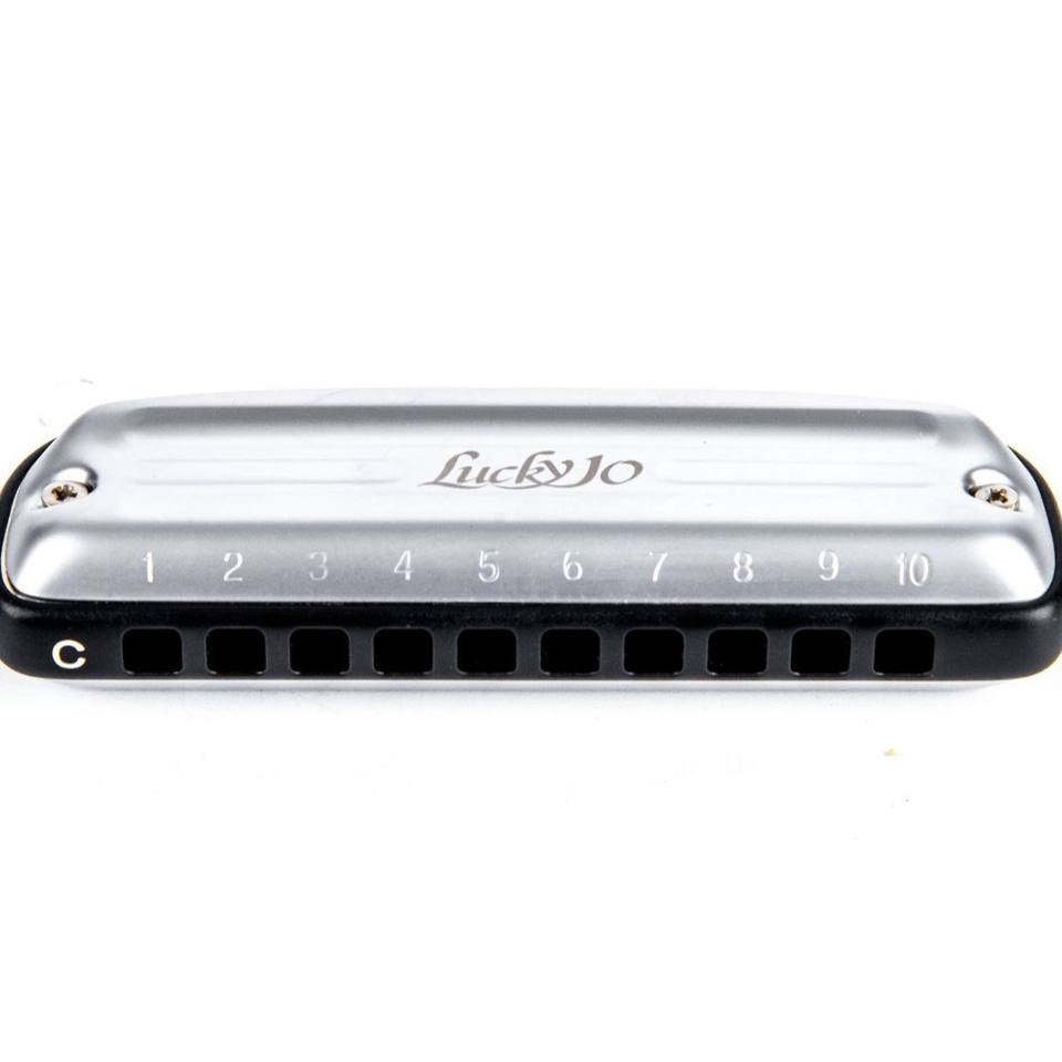 Easttop Blues 10-Hole Chromatic Harmonica Resin Chrome-plated Copper ...