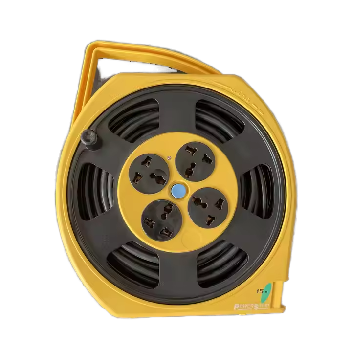 20 Meter Indoor Portable Universal Extension Power Cord Reel ...