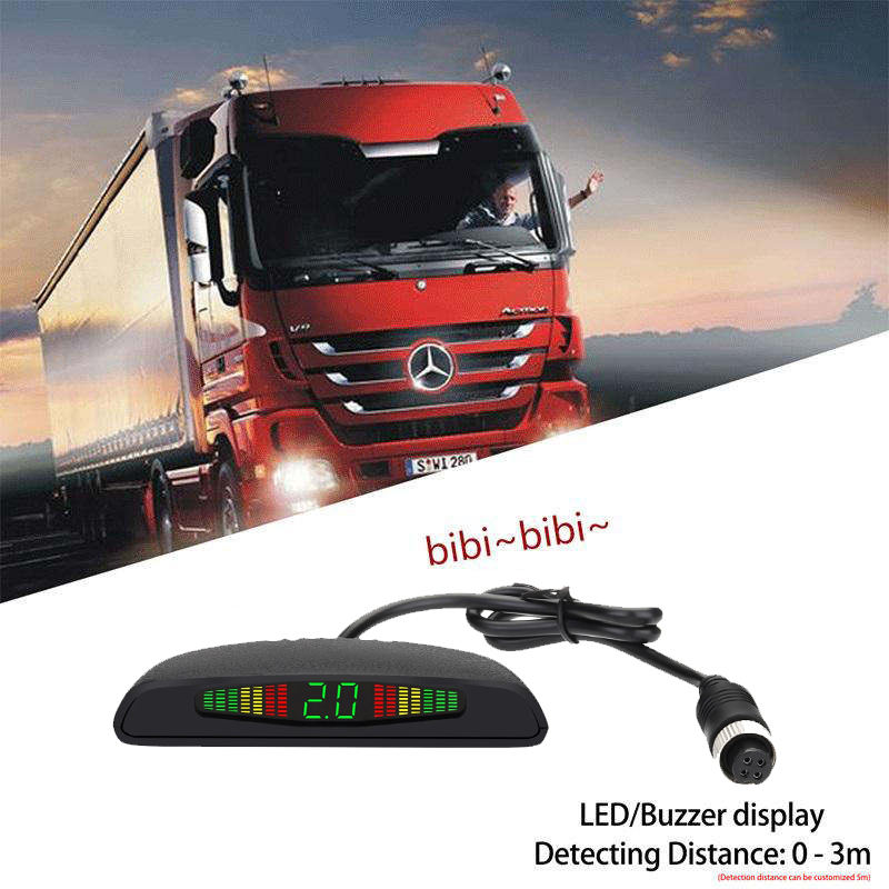 Universal 24V Blind Spot Detection Kit 4 Sensor Parking Aid Alarm ...