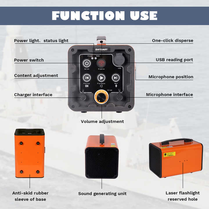 Small Directional Alarm to Disperse Crowd Emergency Alarm Portable ...